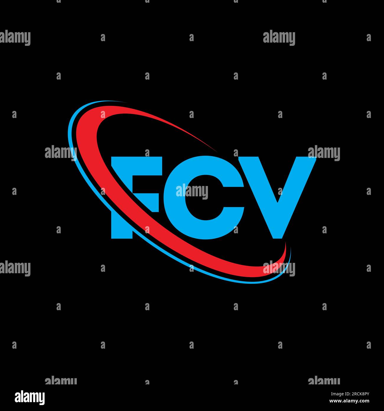 FCV logo. FCV letter. FCV letter logo design. Initials FCV logo linked with circle and uppercase ...