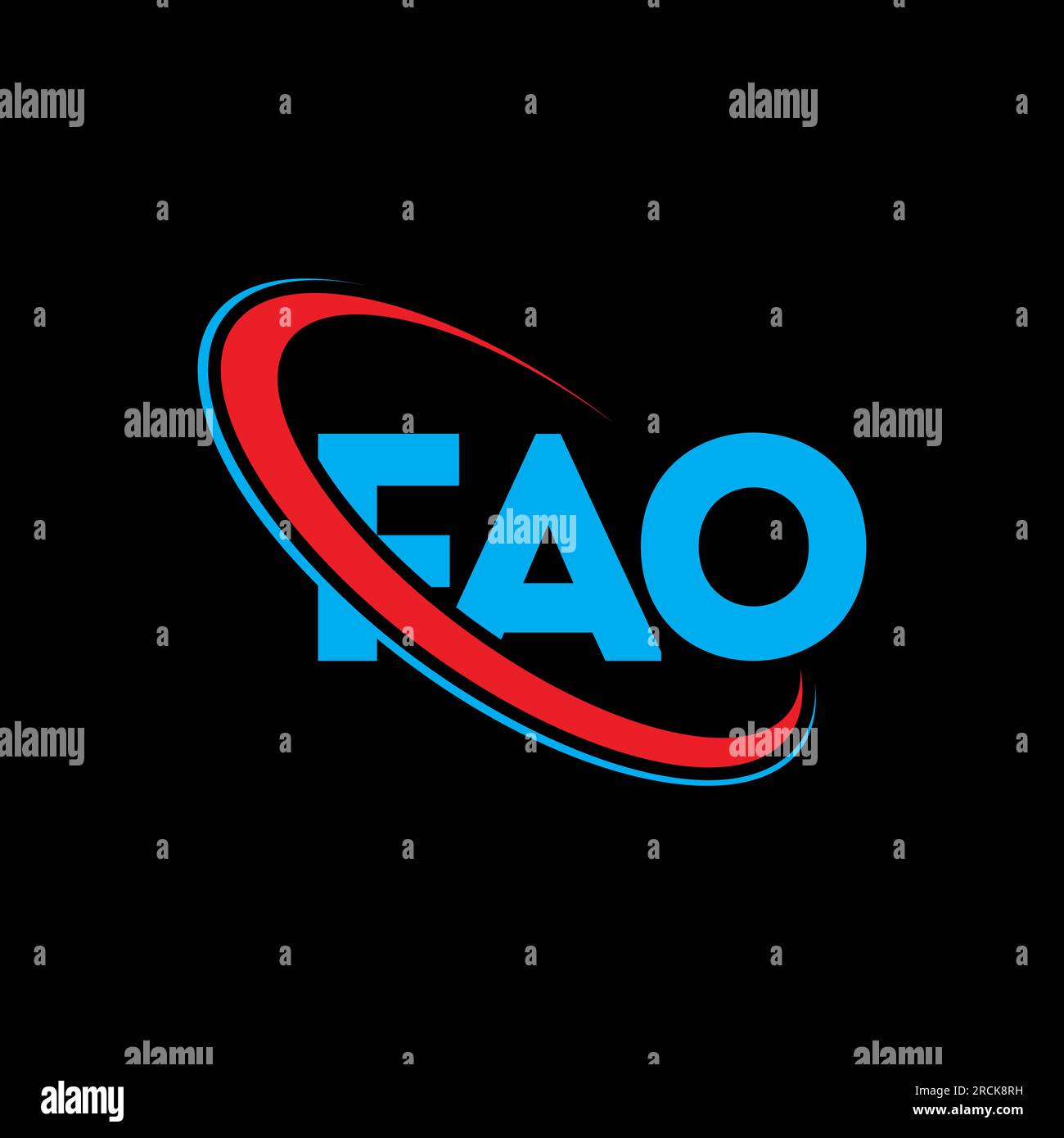 FAO logo. FAO letter. FAO letter logo design. Initials FAO logo linked ...