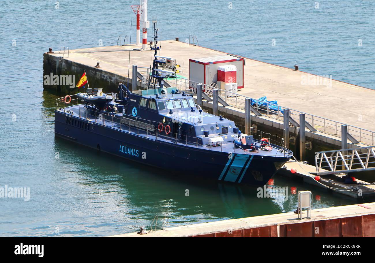 Spanish customs boat hi-res stock photography and images - Alamy