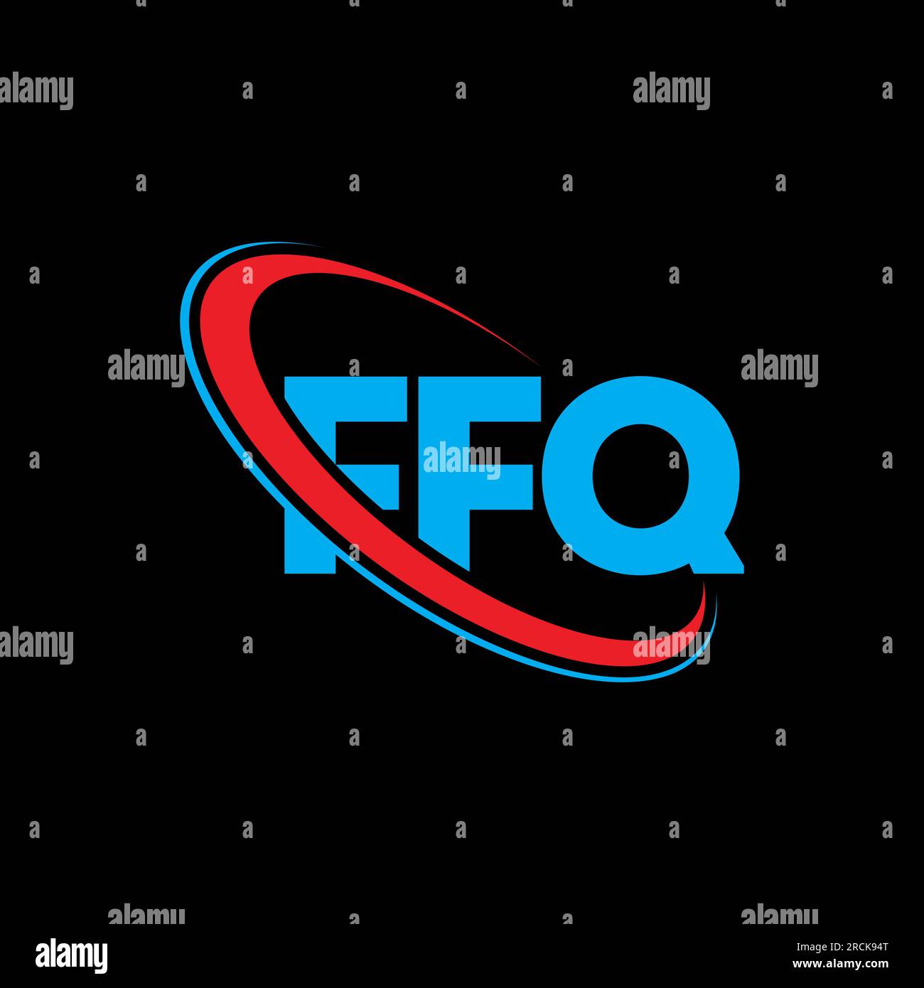 Ffq logo design Stock Vector Images - Alamy