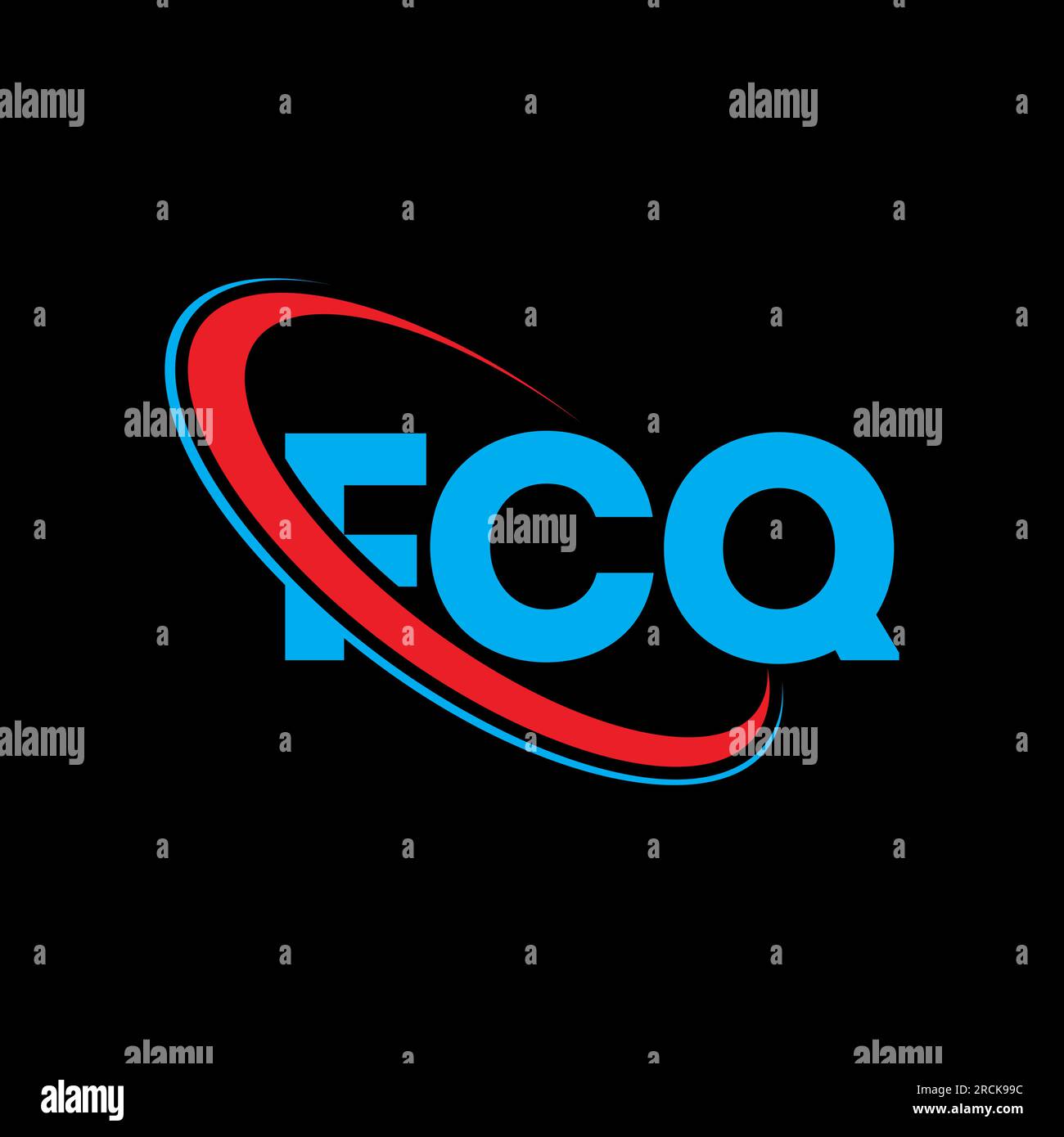 FCQ logo. FCQ letter. FCQ letter logo design. Initials FCQ logo linked ...