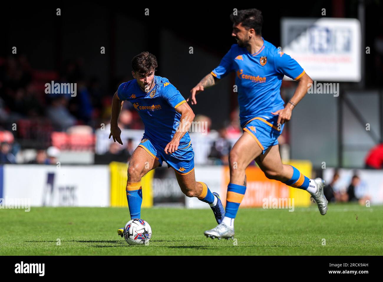 Ryan Longman of Hull City during the Pre-season friendly match Grimsby ...