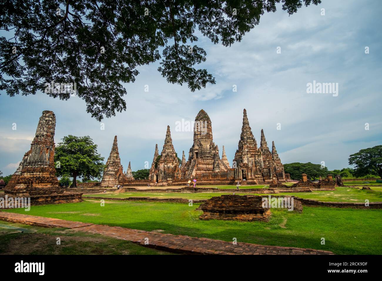 Wat Ratcha Burana, a restored temple ruin located on Ayutthaya's city ...