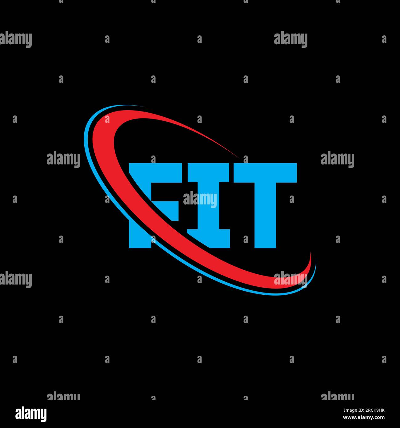 FIT logo. FIT letter. FIT letter logo design. Initials FIT logo linked ...