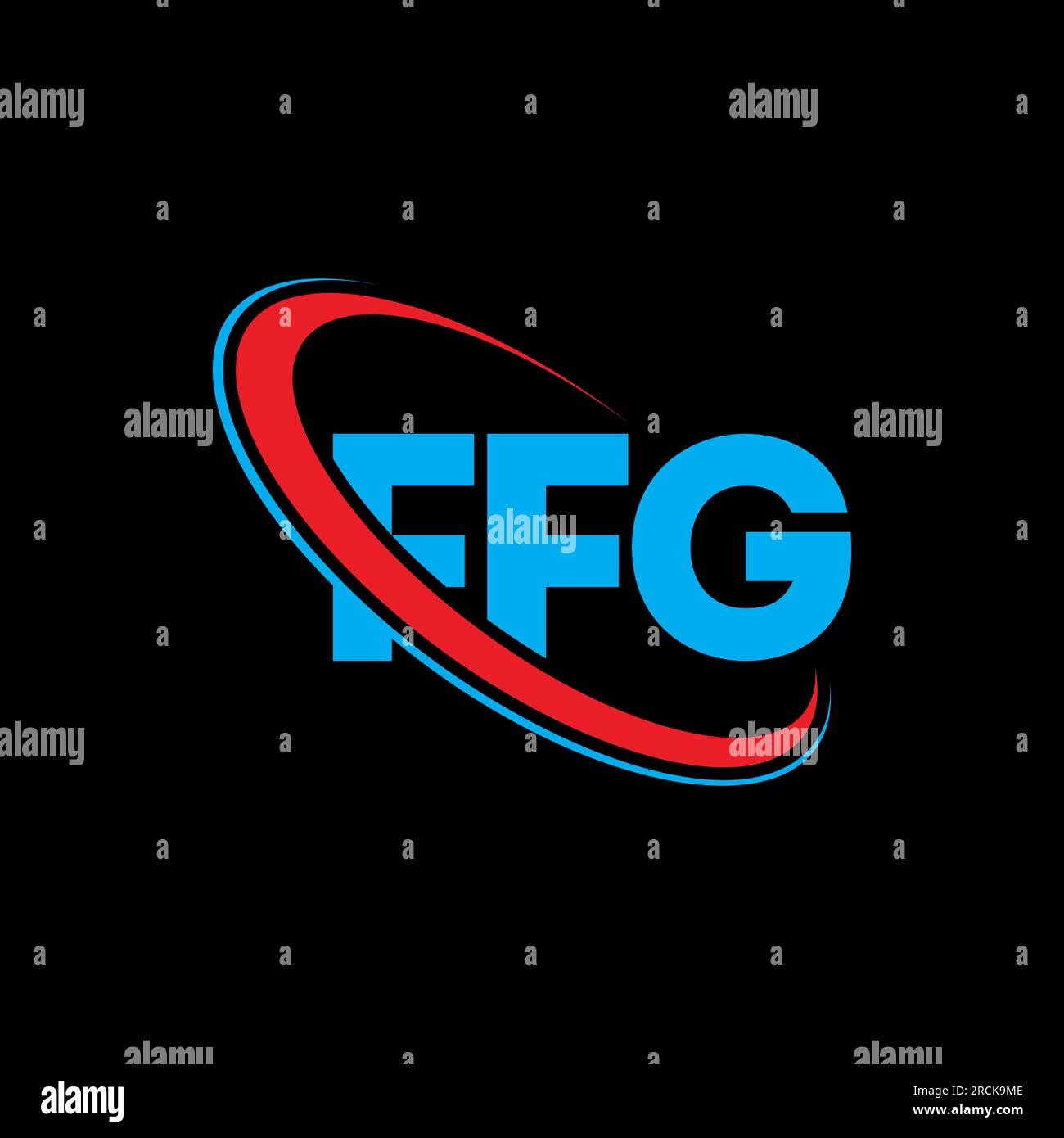 FFG logo. FFG letter. FFG letter logo design. Initials FFG logo linked with circle and uppercase ...