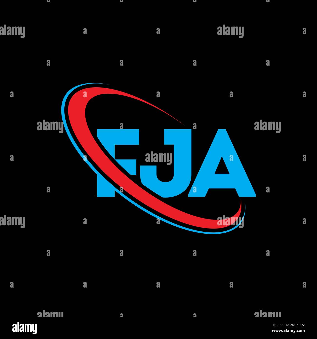 Fja logo design Stock Vector Images - Alamy