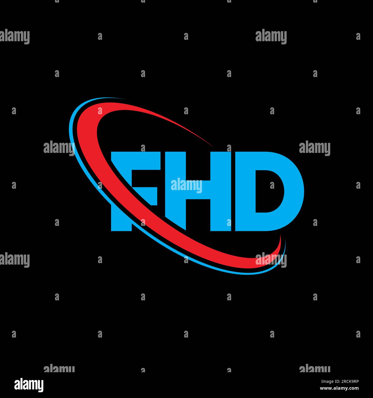 FHD logo. FHD letter. FHD letter logo design. Initials FHD logo linked ...
