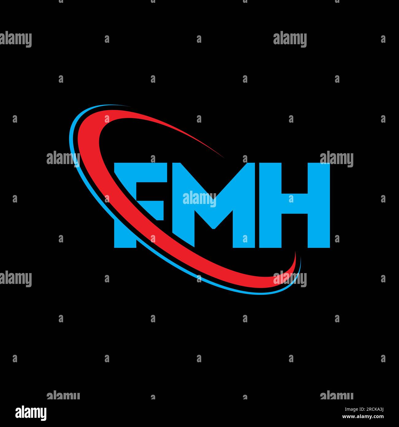 FMH logo. FMH letter. FMH letter logo design. Initials FMH logo linked ...