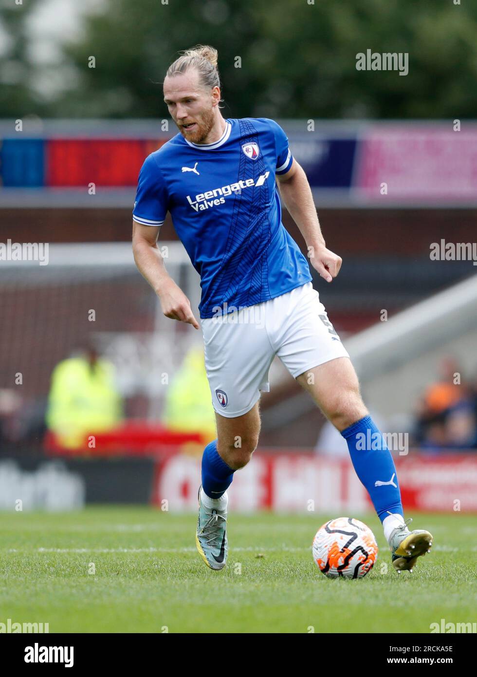 Chesterfield's Jamie Grimes during a pre-season friendly match at the ...