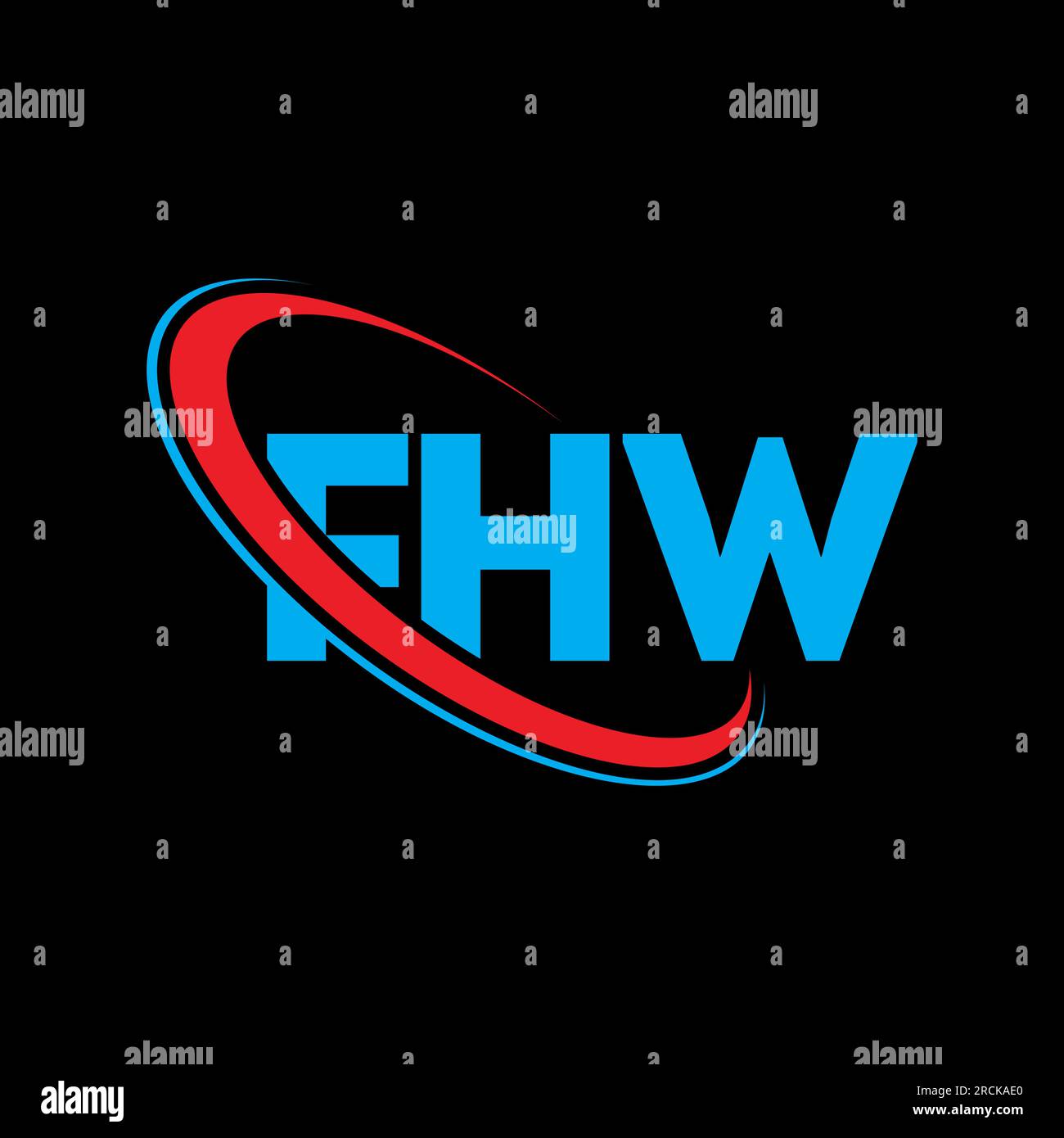 FHW logo. FHW letter. FHW letter logo design. Initials FHW logo linked ...