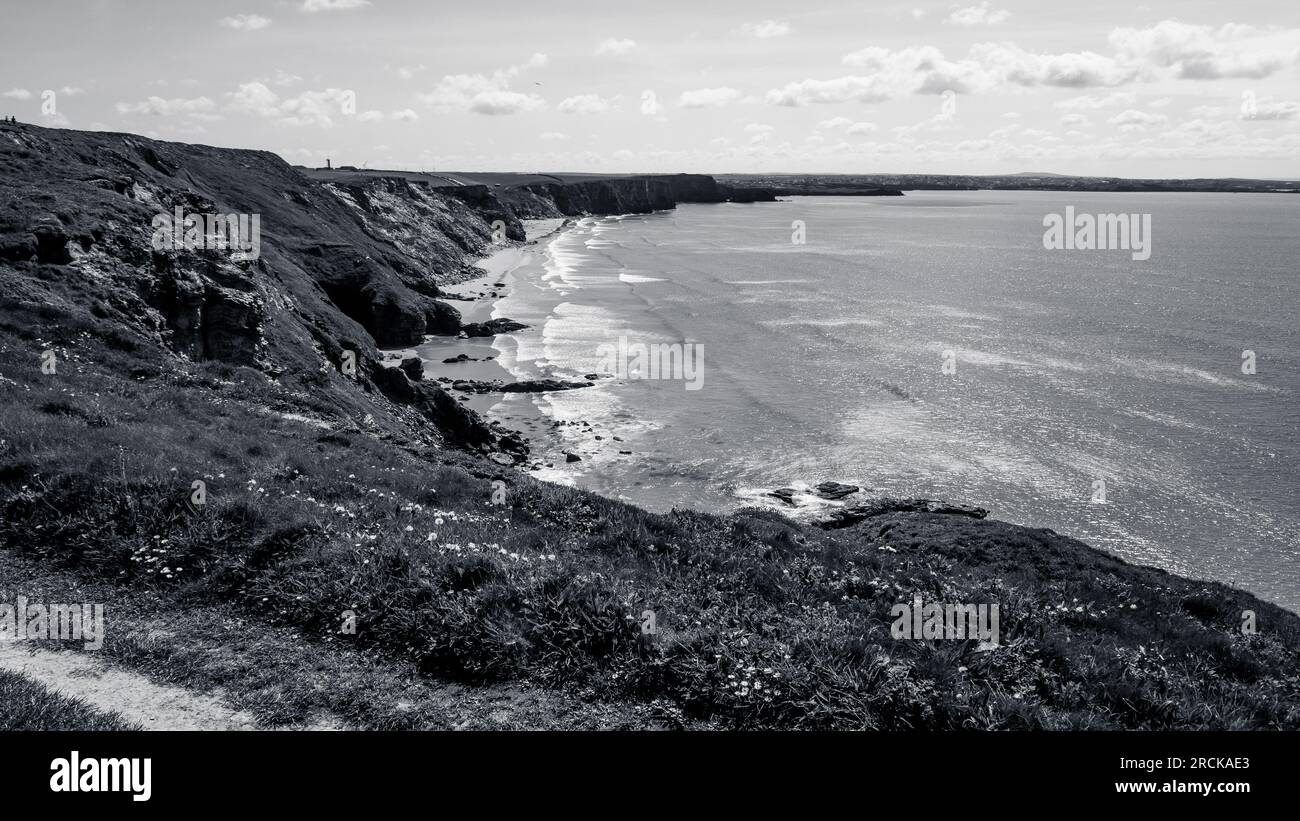 Large Cliff Bay Stock Photo - Alamy
