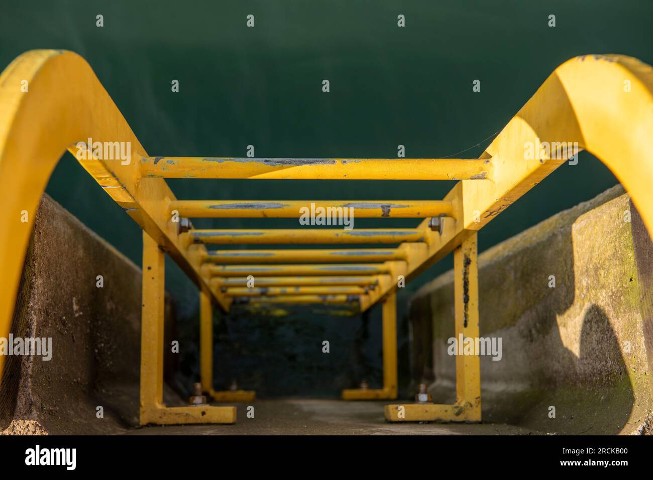 Port safety ladder Stock Photo - Alamy