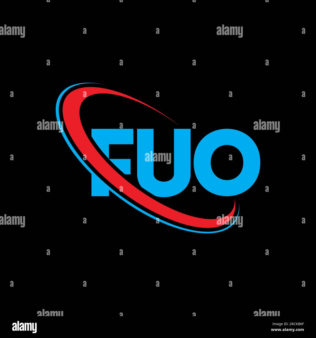 FUO logo. FUO letter. FUO letter logo design. Initials FUO logo linked ...