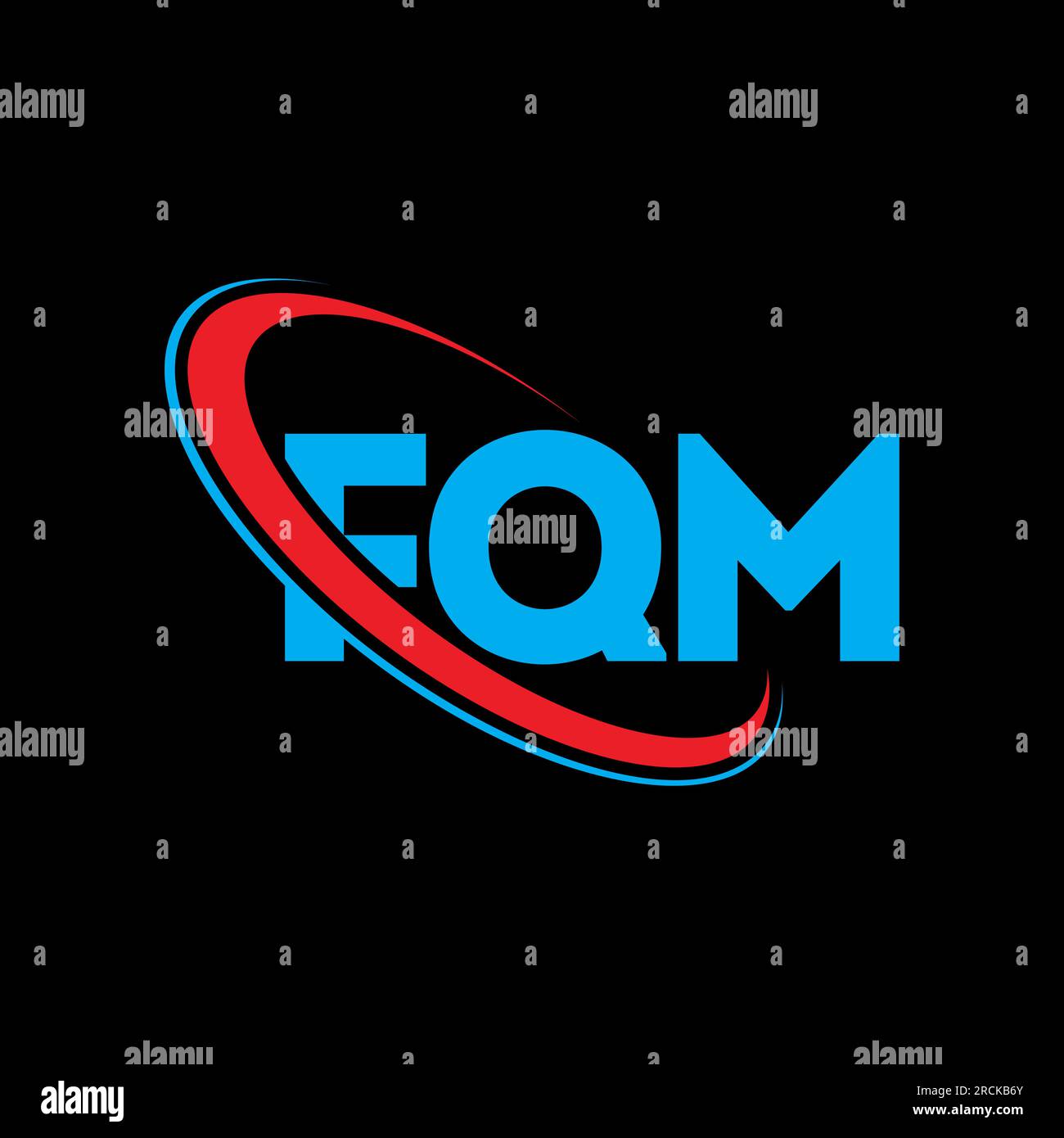 FQM logo. FQM letter. FQM letter logo design. Initials FQM logo linked ...