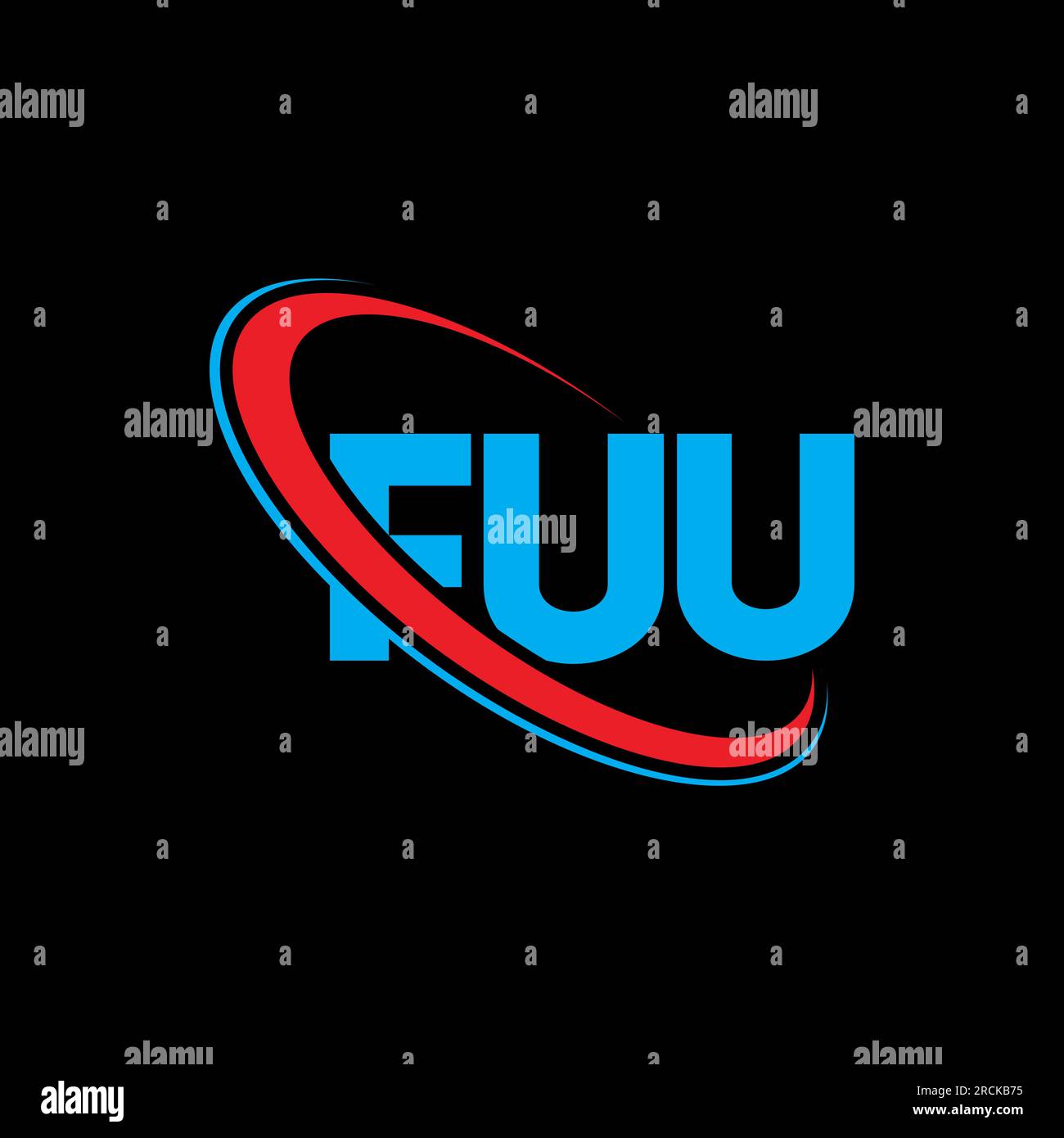 FUU logo. FUU letter. FUU letter logo design. Initials FUU logo linked ...