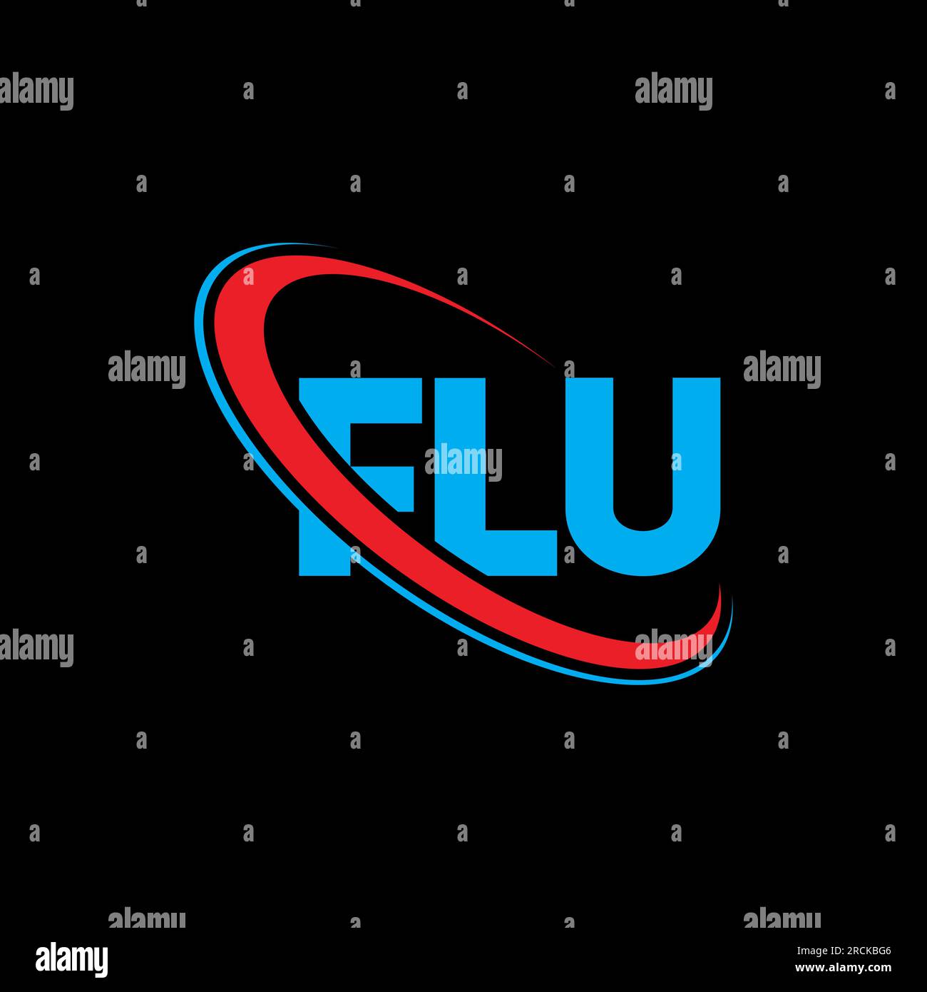 FLU logo. FLU letter. FLU letter logo design. Initials FLU logo linked ...