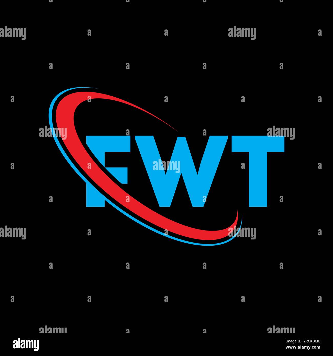 FWT logo. FWT letter. FWT letter logo design. Initials FWT logo linked with circle and uppercase ...