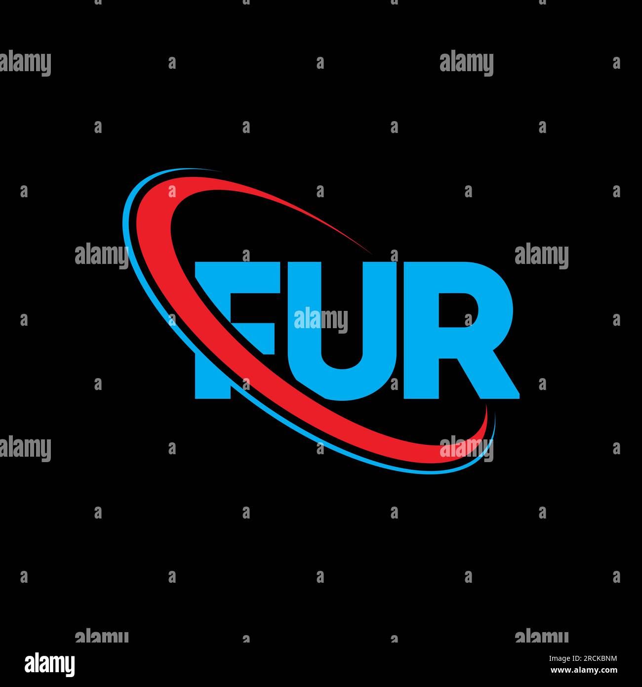 FUR logo. FUR letter. FUR letter logo design. Initials FUR logo linked ...