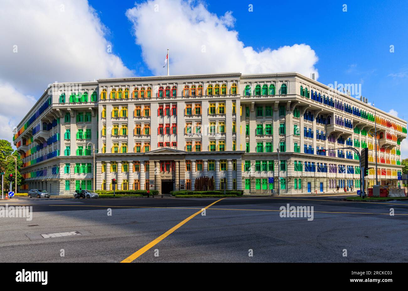 Old Hill Street Police Station, Hill Street, Singapore Stock Photo - Alamy