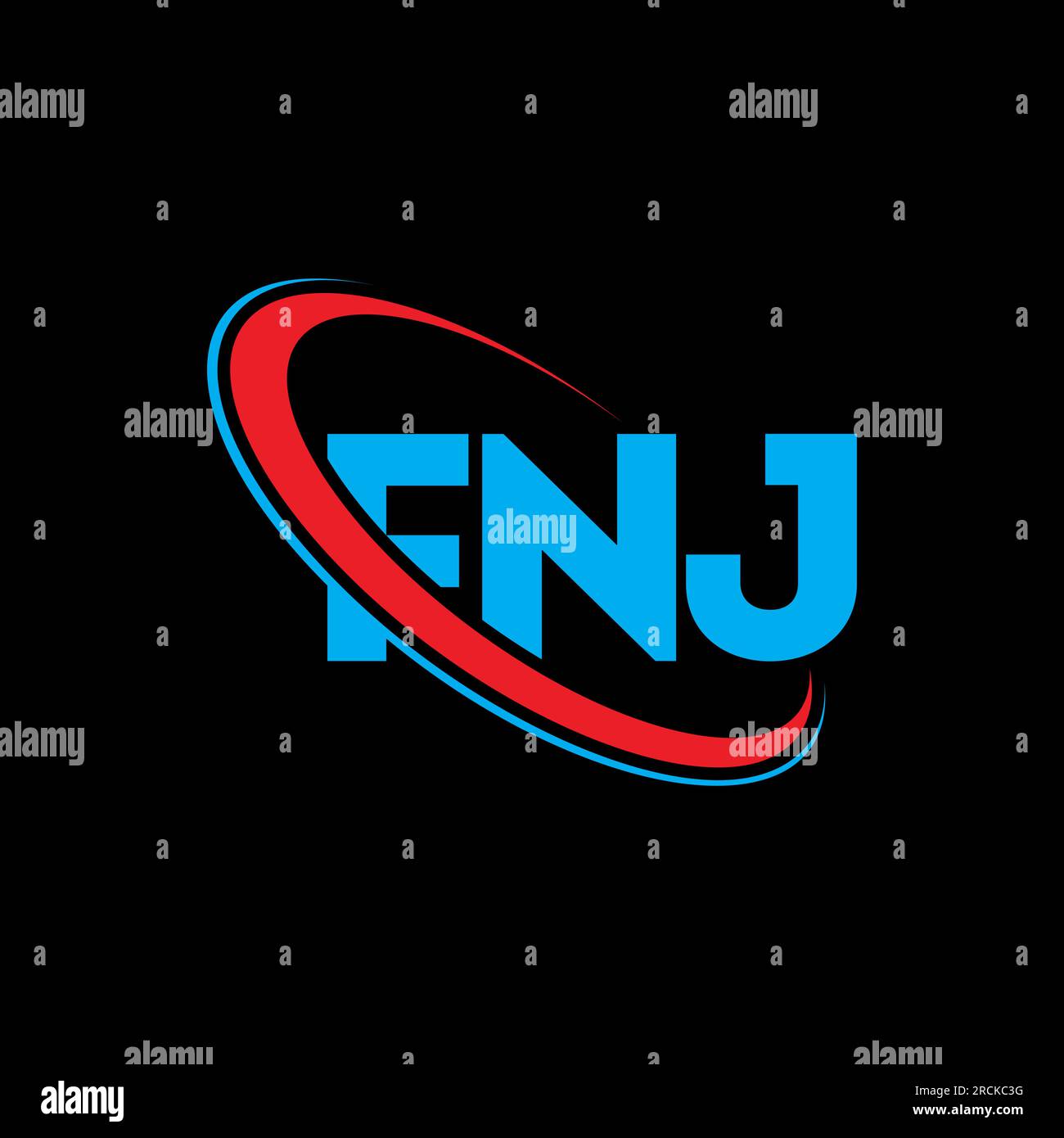 FNJ logo. FNJ letter. FNJ letter logo design. Initials FNJ logo linked ...