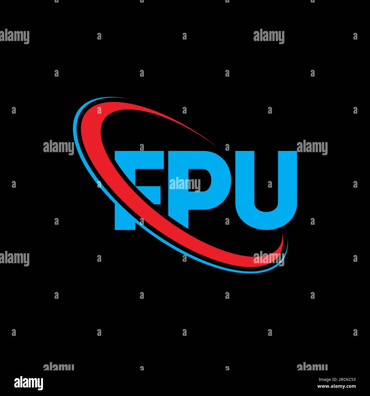 Fpu Logo Fpu Letter Fpu Letter Logo Design Initials Fpu Logo Linked With Circle And Uppercase