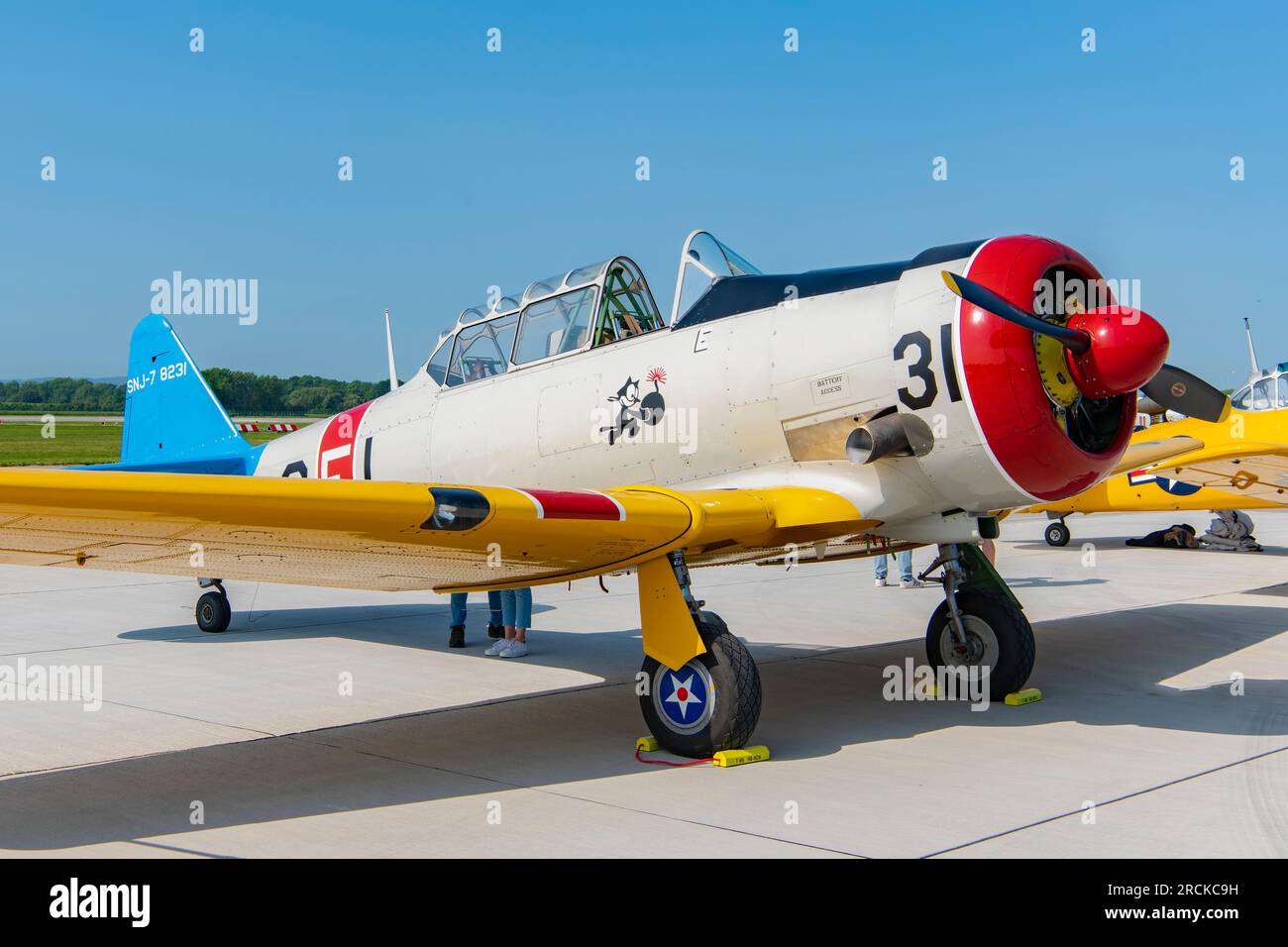 AT-6D Texan at Pardubice Air Show 2023 in Pardubice, Czech Republic ...