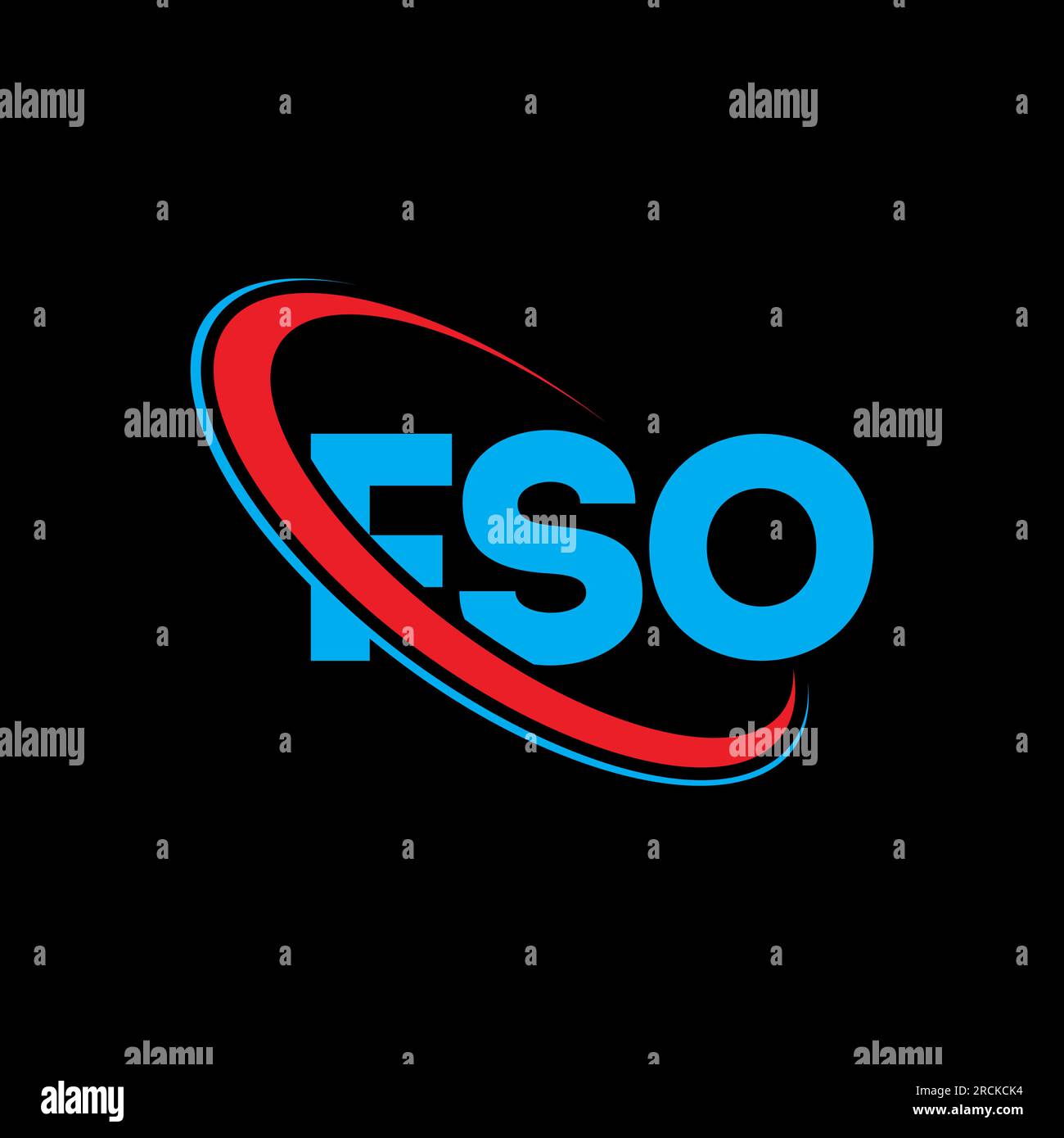 FSO logo. FSO letter. FSO letter logo design. Initials FSO logo linked ...