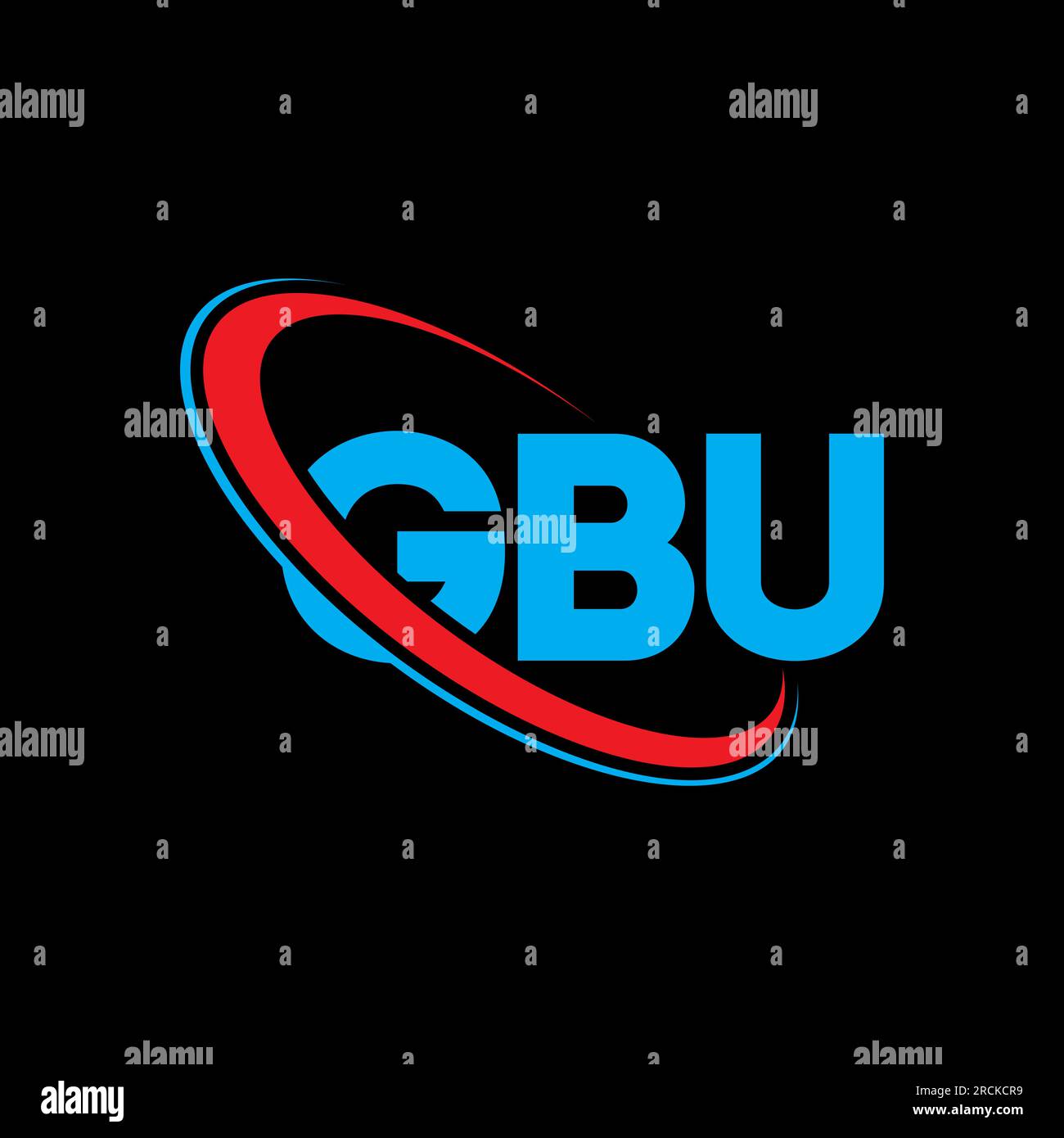 GBU logo. GBU letter. GBU letter logo design. Initials GBU logo linked ...