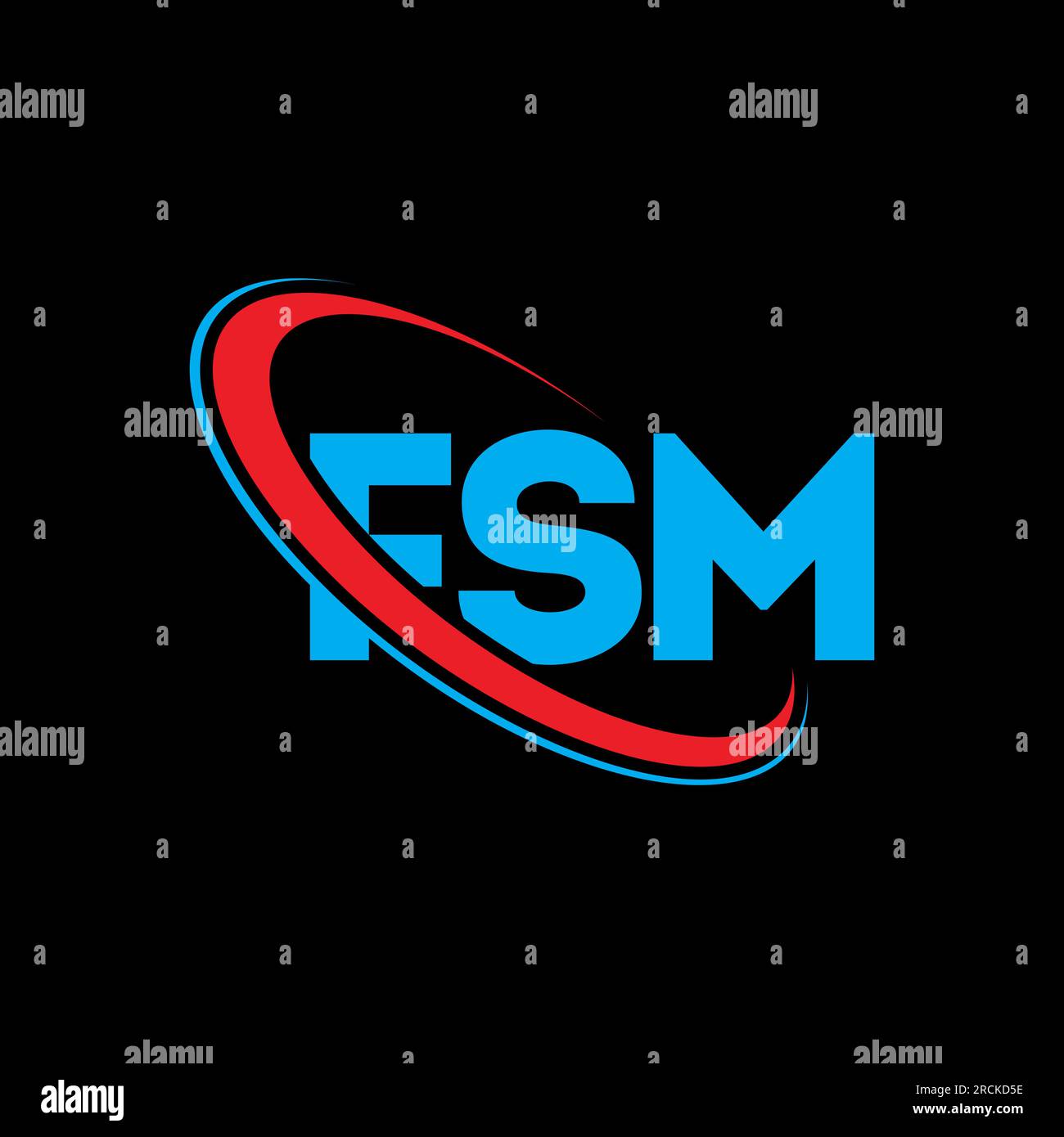 FSM logo. FSM letter. FSM letter logo design. Initials FSM logo linked with circle and uppercase ...