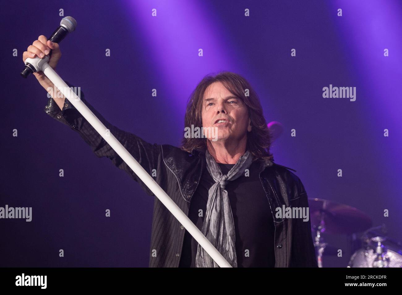 Joey Tempest, pseudonym of Rolf Magnus Joakim Larsson of the Swedish ...
