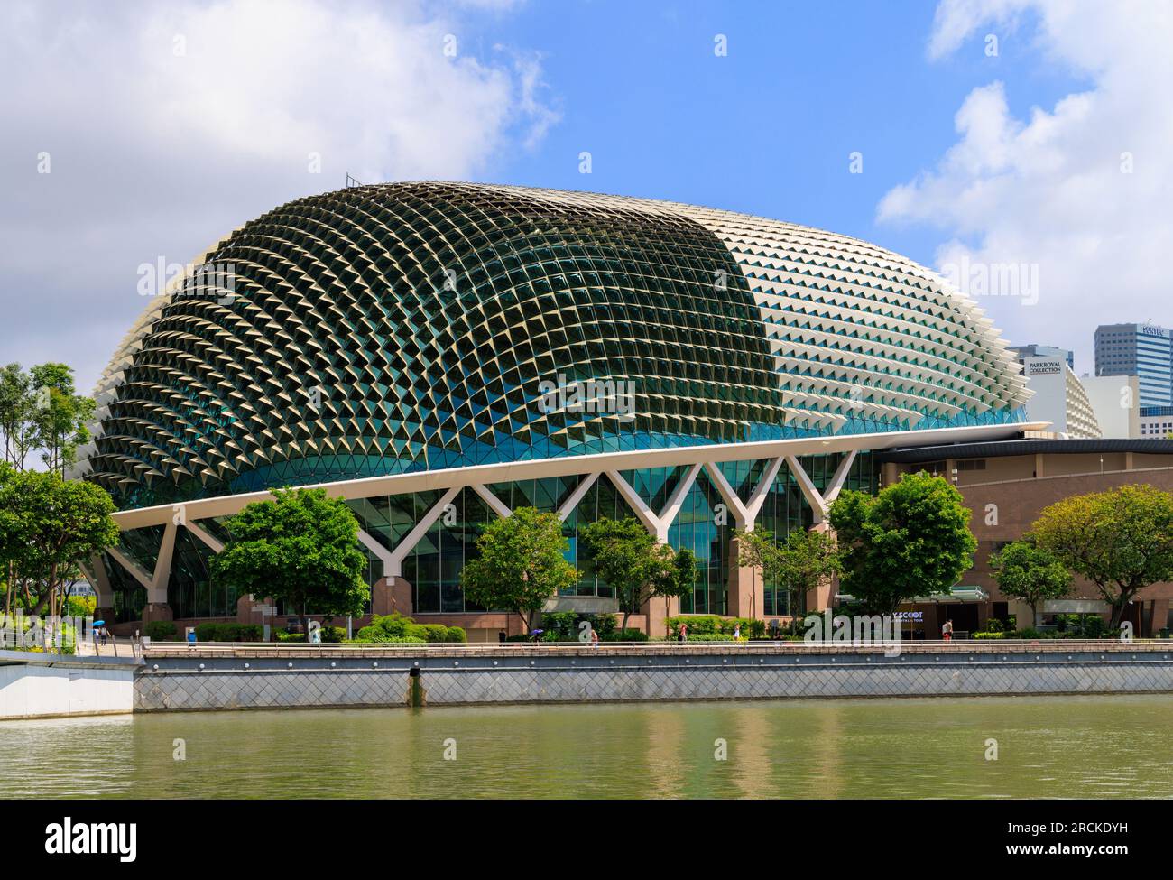 The concert hall at Theatres on the Bay, Esplanade Drive, Singapore ...