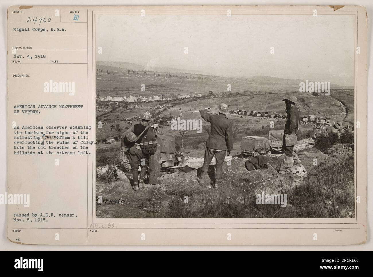 An American observer scans the horizon for signs of retreating outposts ...