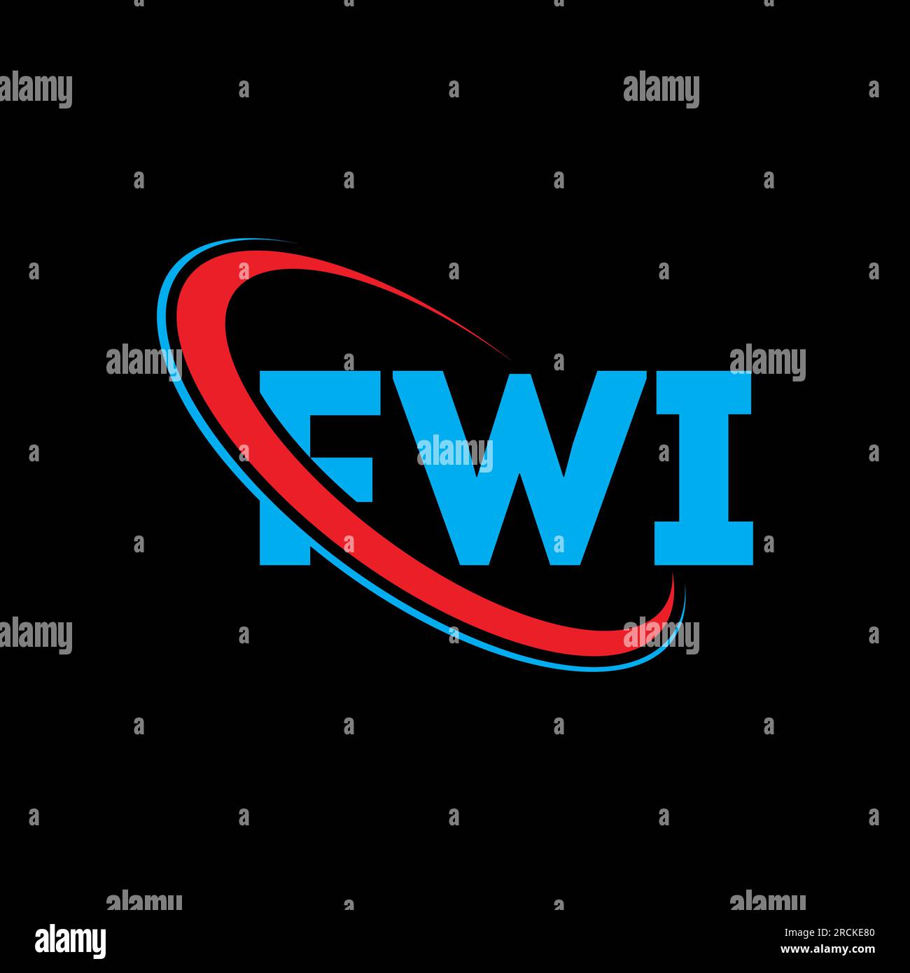 FWI logo. FWI letter. FWI letter logo design. Initials FWI logo linked ...
