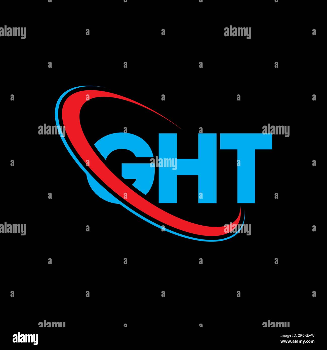 GHT logo. GHT letter. GHT letter logo design. Initials GHT logo linked ...