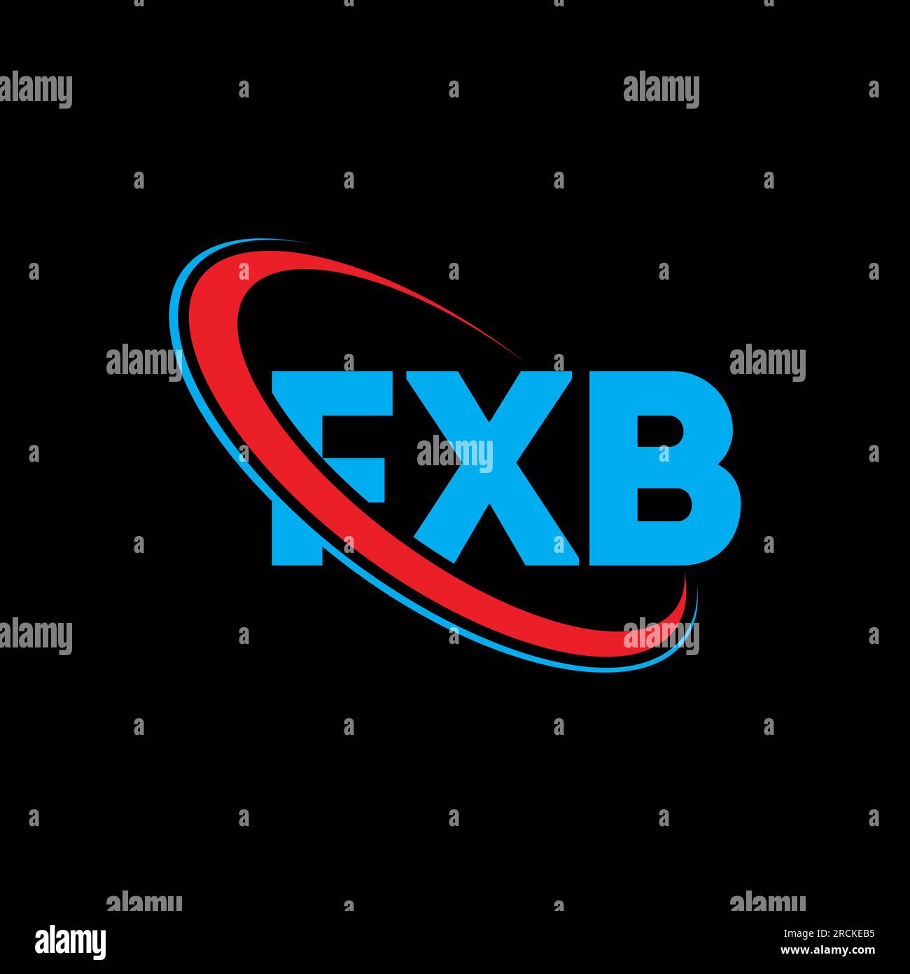 Fxb Logo FXB Triangle Shape Logo Design On White Background. FXB