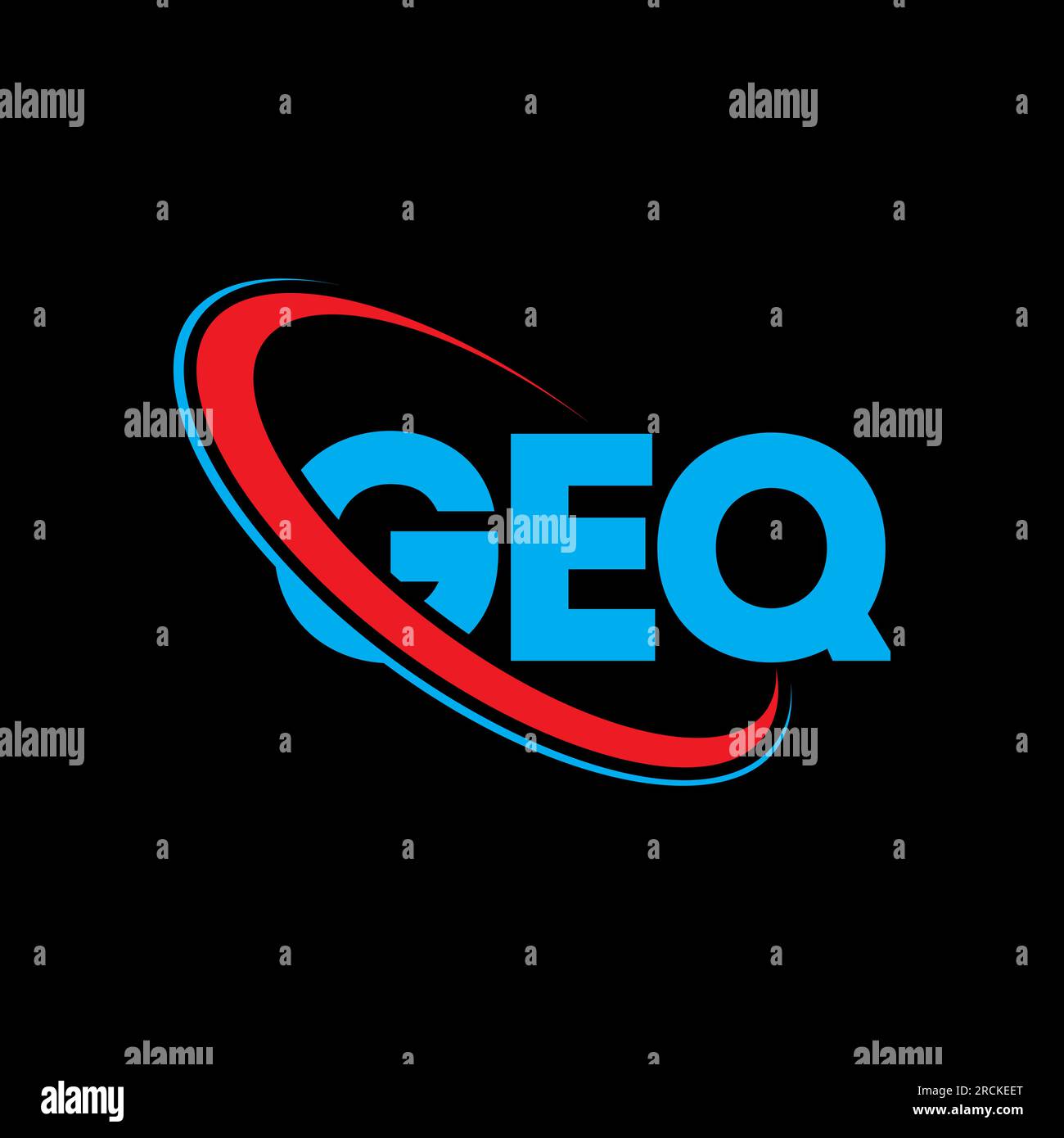 GEQ logo. GEQ letter. GEQ letter logo design. Initials GEQ logo linked ...