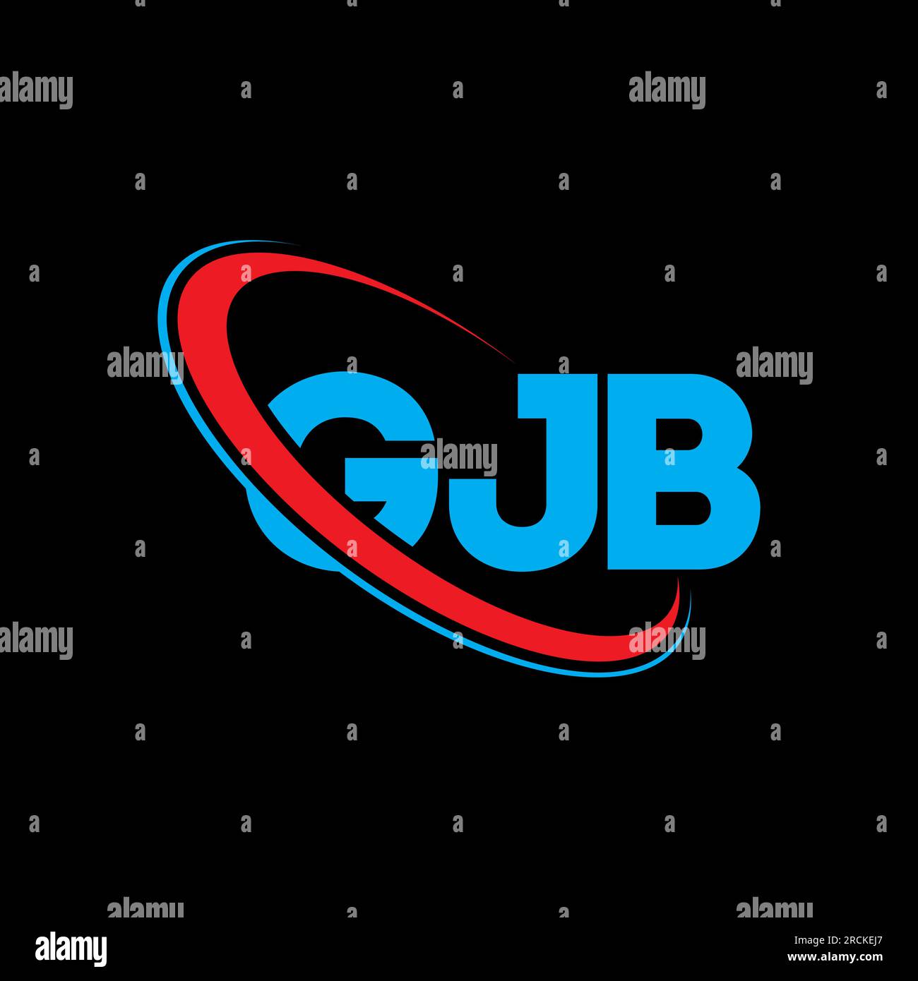 GJB logo. GJB letter. GJB letter logo design. Initials GJB logo linked with circle and uppercase ...
