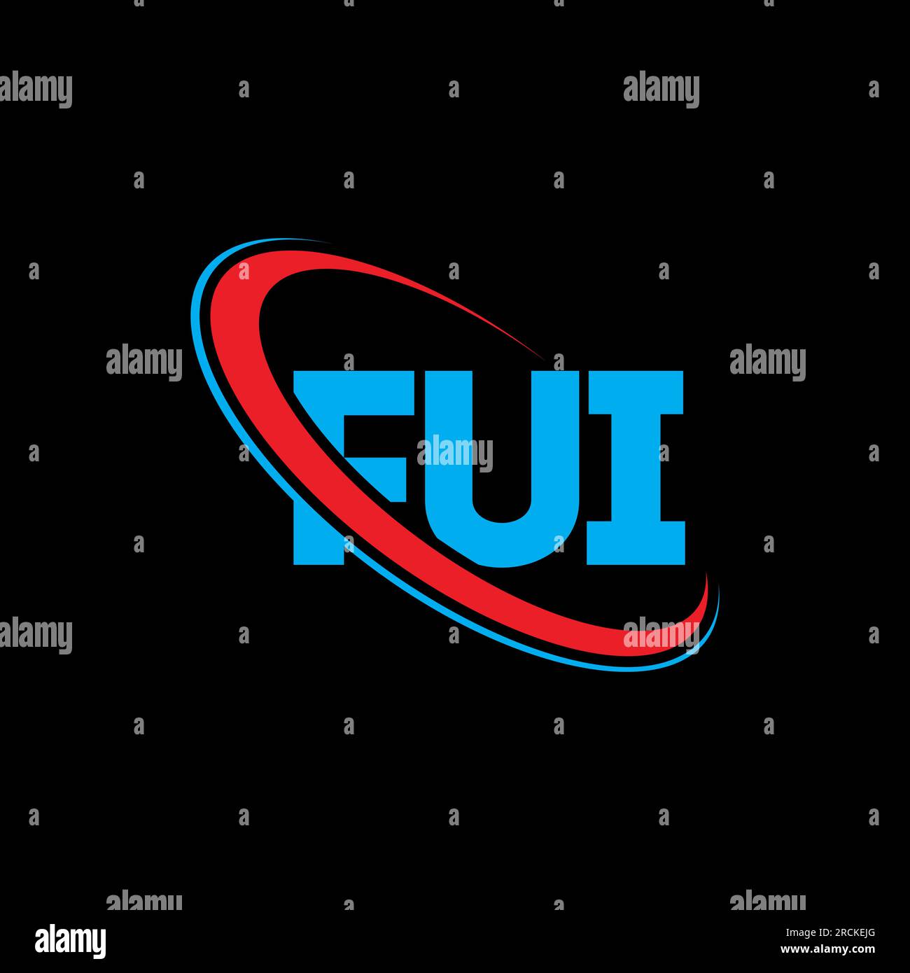Fui logo design Stock Vector Images - Alamy