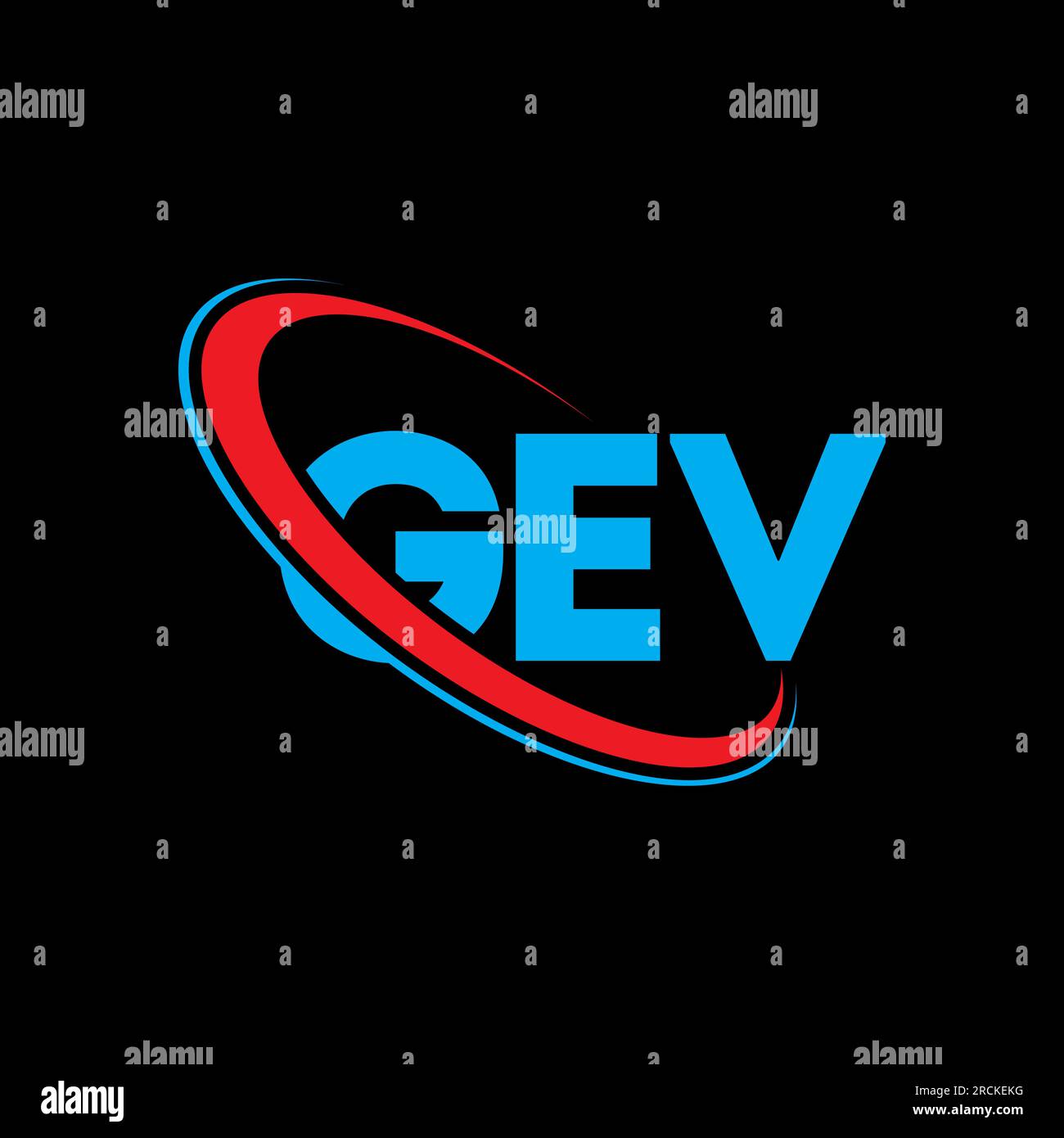 GEV logo. GEV letter. GEV letter logo design. Initials GEV logo linked ...