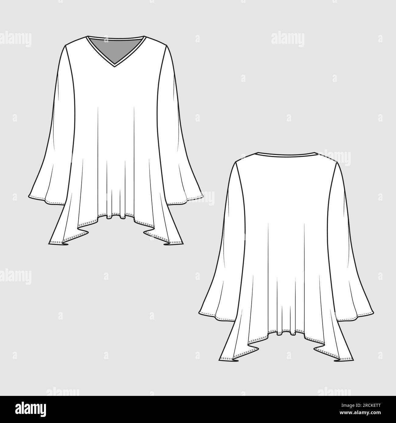 Fashion design drawing Stock Vector Images - Alamy