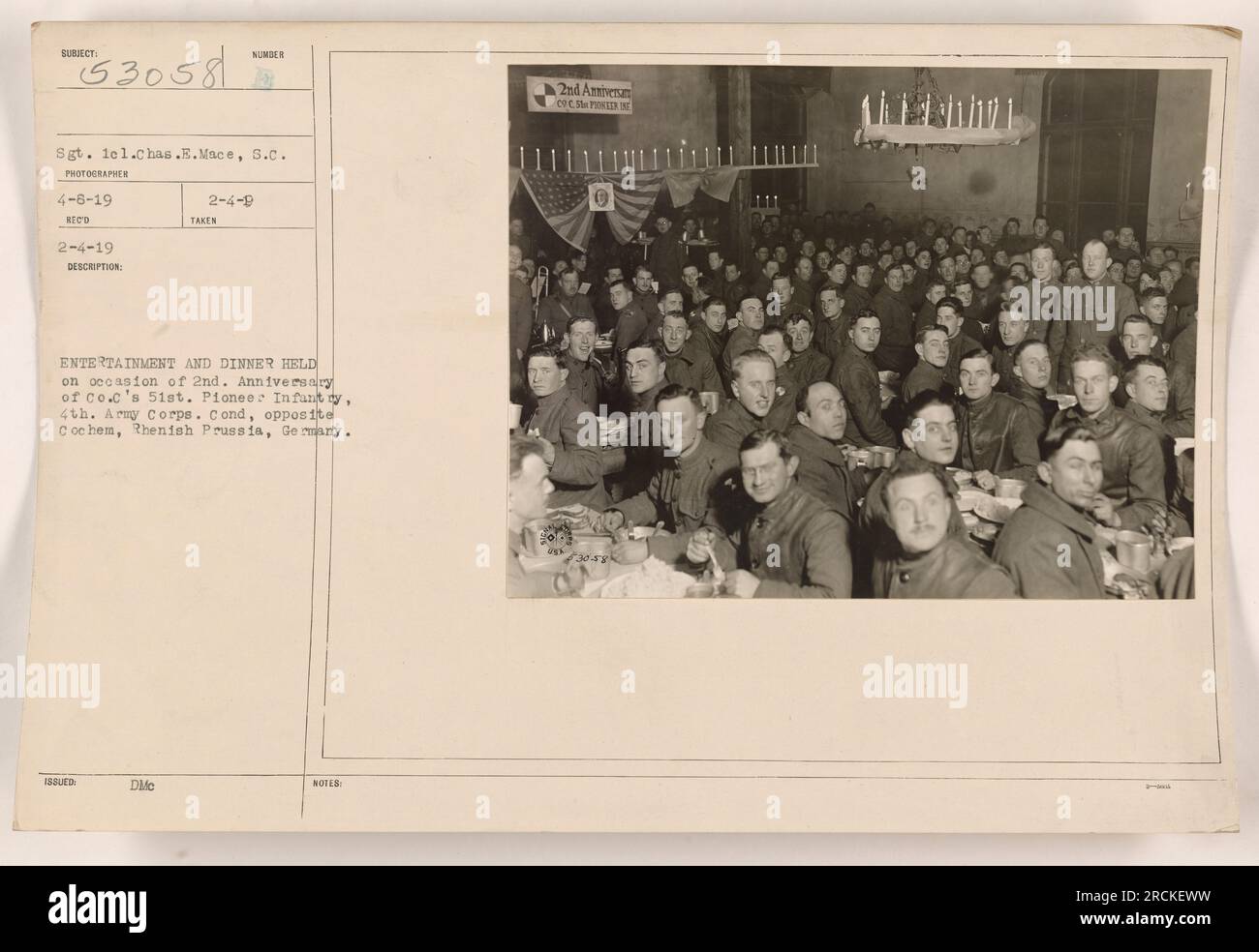 Co cs 51st pioneer infantry hi-res stock photography and images - Alamy