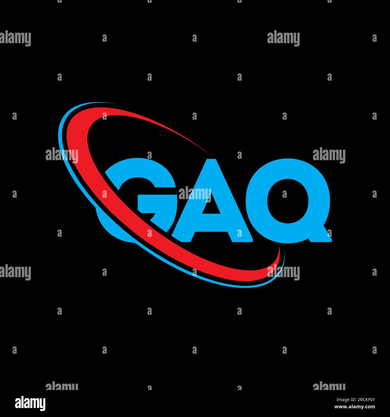 GAQ logo. GAQ letter. GAQ letter logo design. Initials GAQ logo linked ...