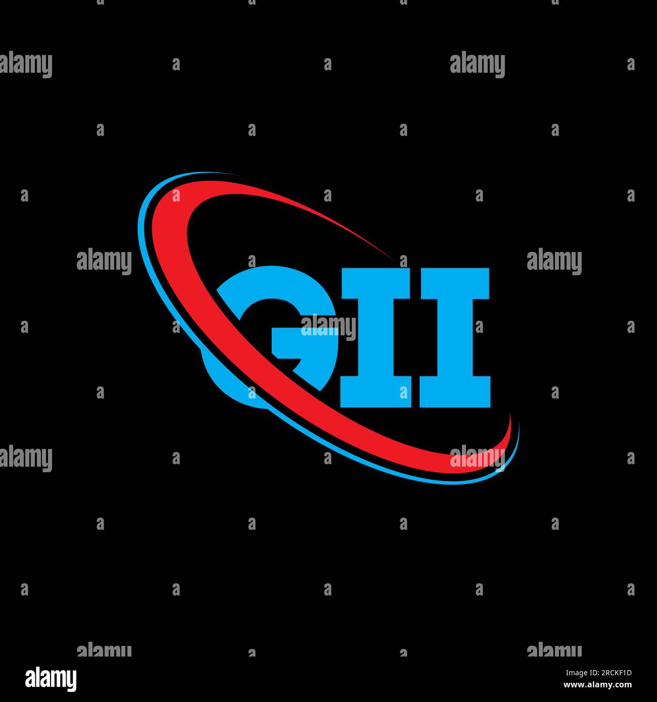 GII logo. GII letter. GII letter logo design. Initials GII logo linked ...