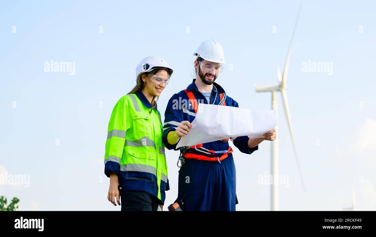 Engineer working with confident. Worker outdoor working. Mega project ...