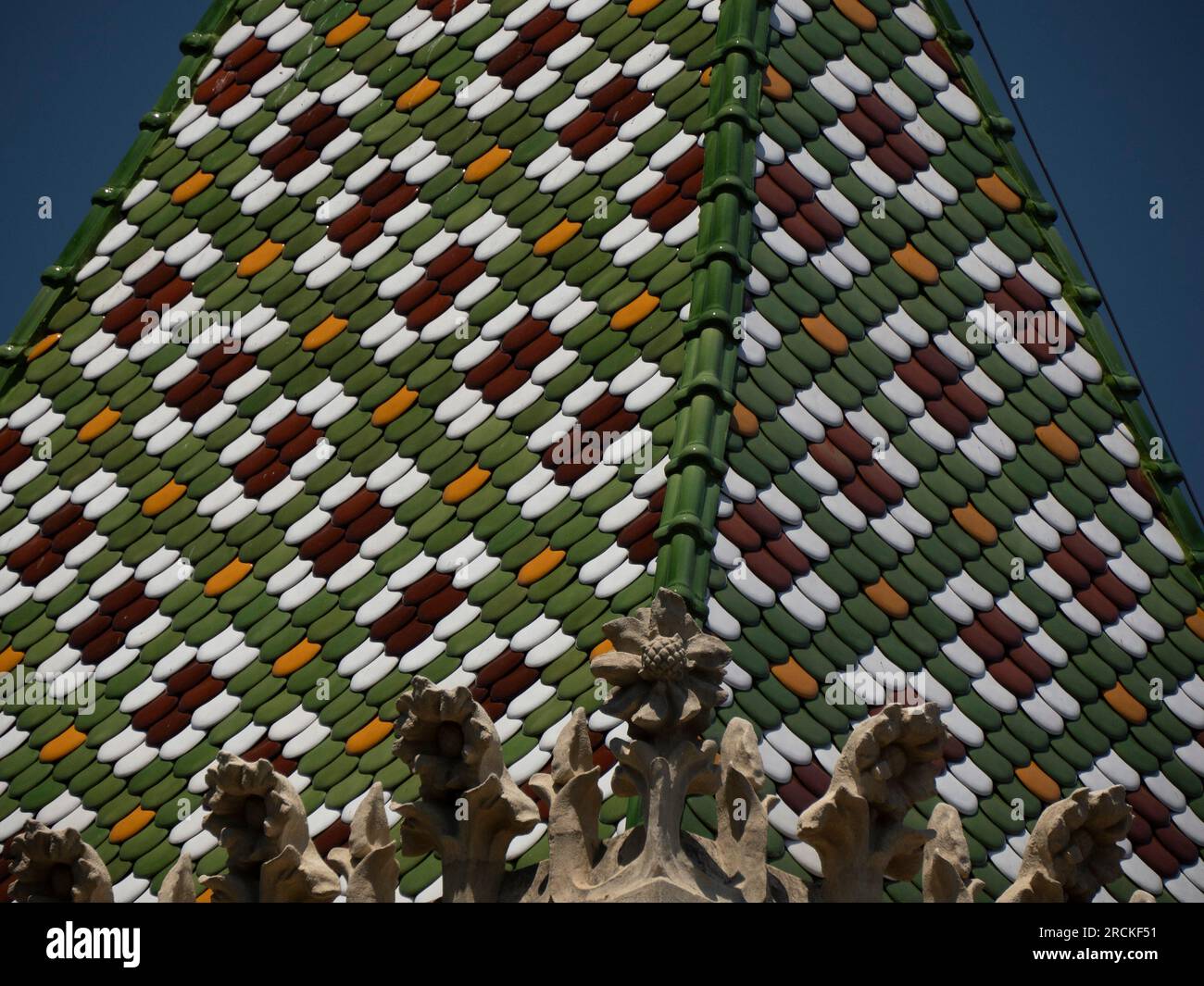 The barcelona park guell spain gaudi masterpiece Stock Photo - Alamy
