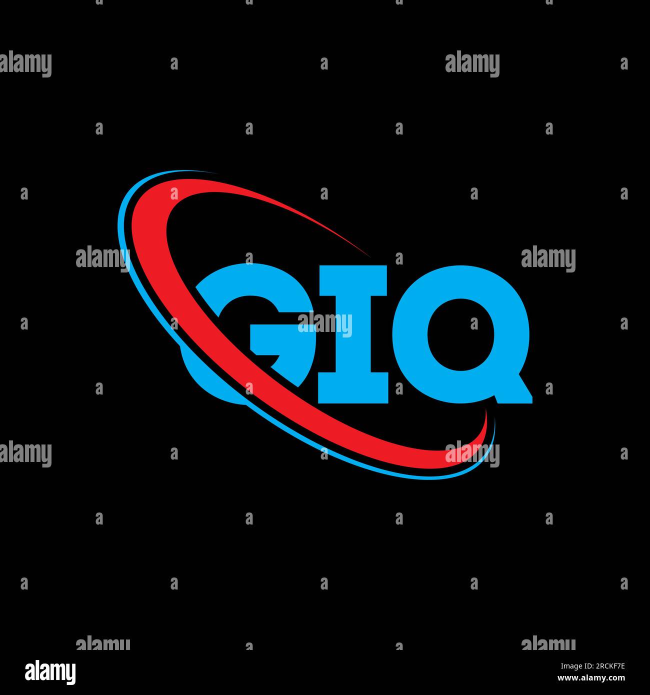 GIQ logo. GIQ letter. GIQ letter logo design. Initials GIQ logo linked ...