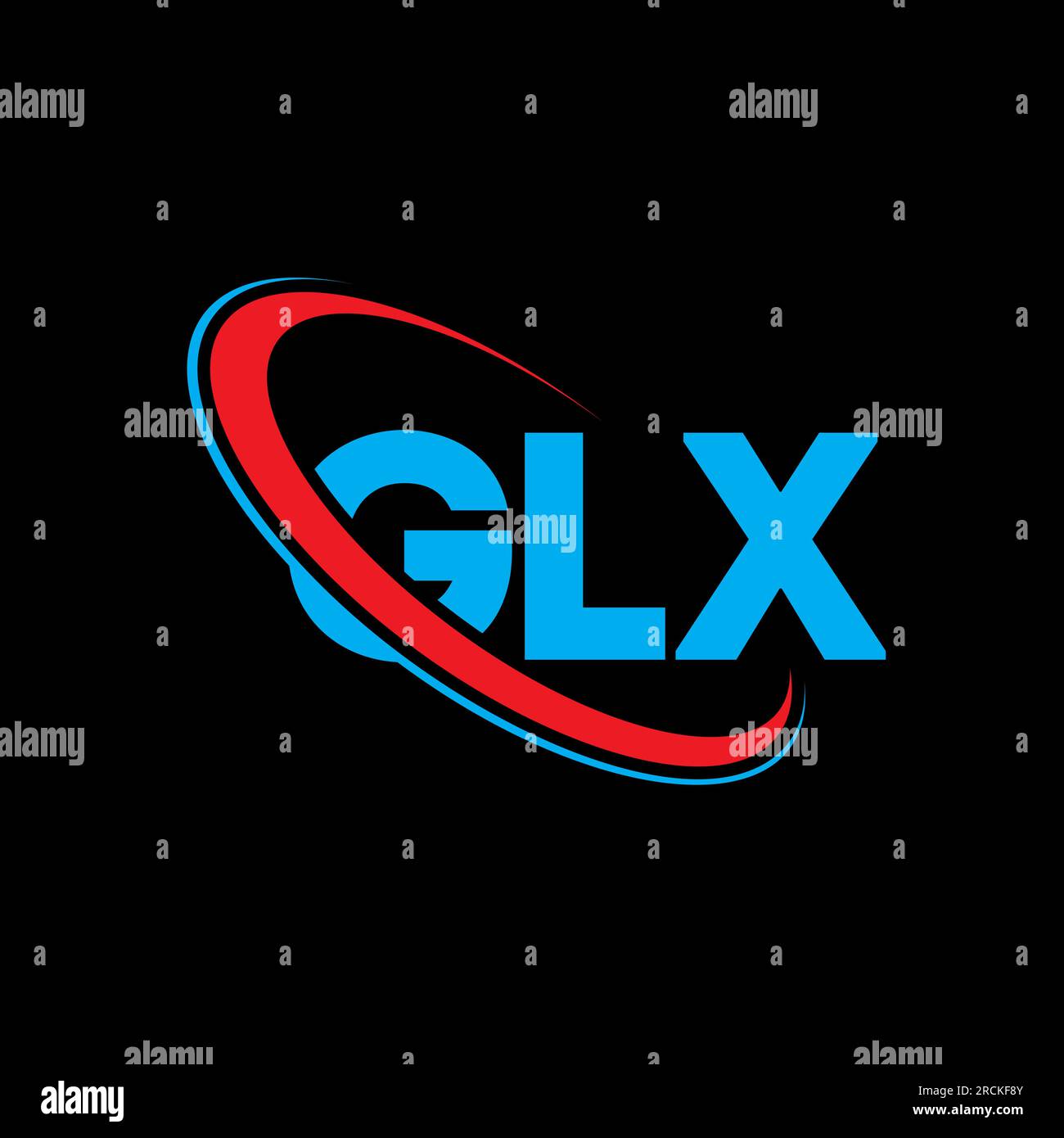 GLX logo. GLX letter. GLX letter logo design. Initials GLX logo linked ...
