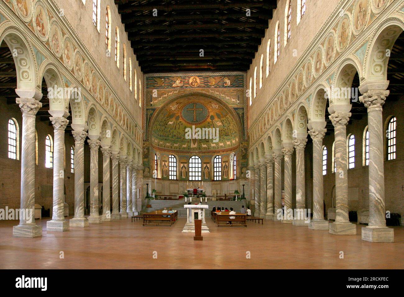 basilica of Sant'Apollinare in Classe, Ravenna, Emilia-Romagna, Italy ...