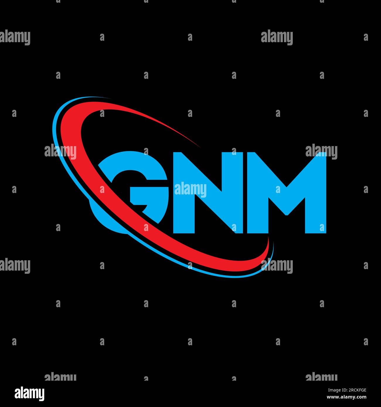 GNM logo. GNM letter. GNM letter logo design. Initials GNM logo linked with circle and uppercase ...