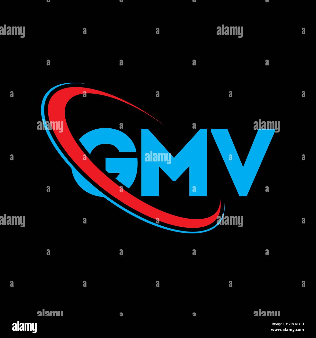 GMV logo. GMV letter. GMV letter logo design. Initials GMV logo linked with circle and uppercase ...